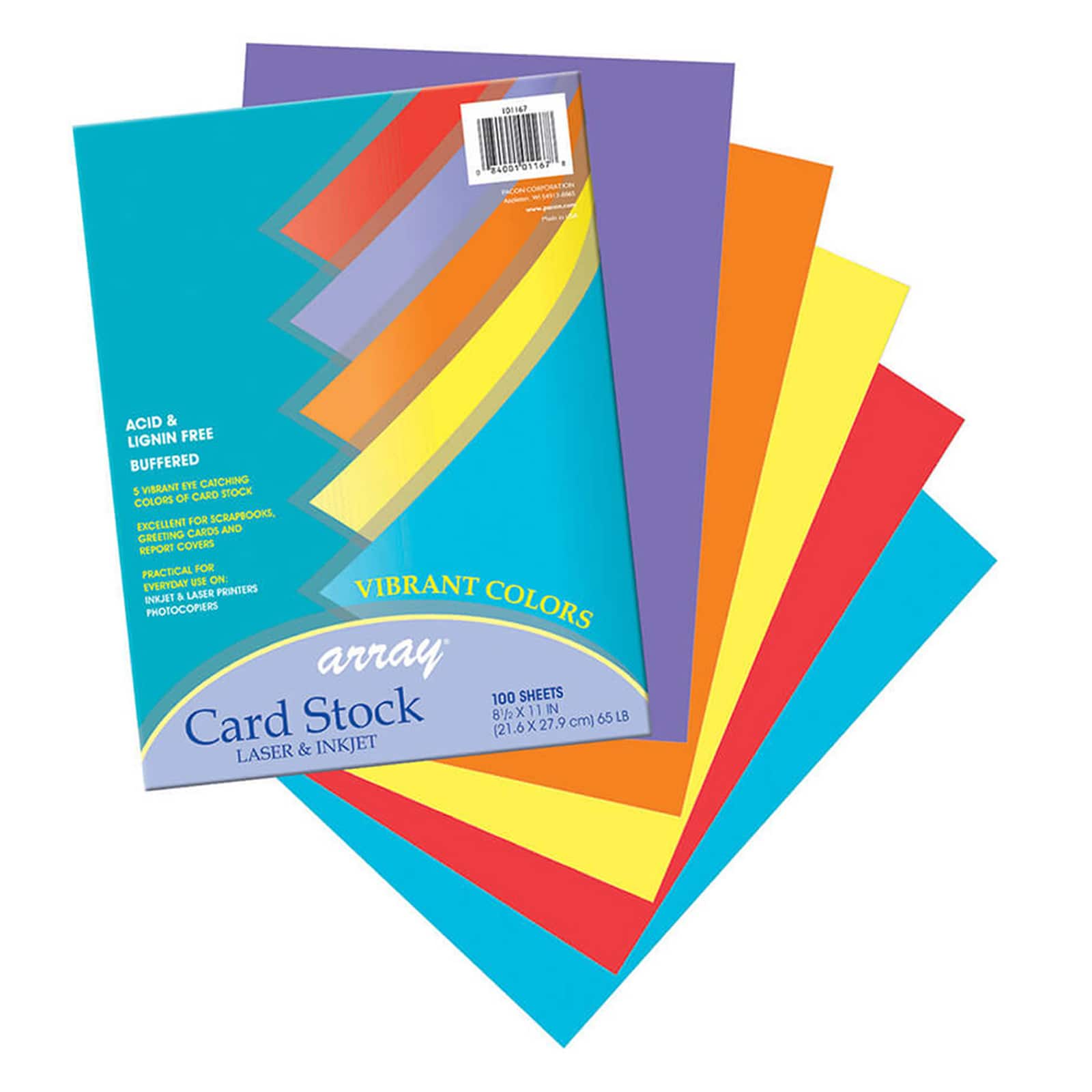 Array® Vibrant Colors Card Stock, 100 Sheets | Michaels