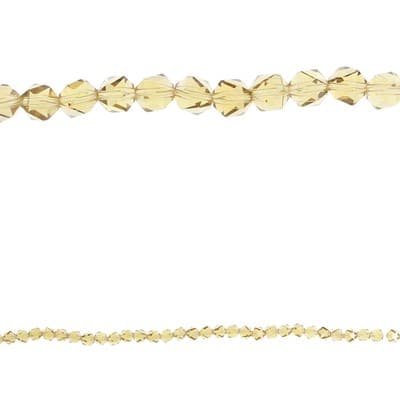 Amber Glass Triangle Faceted Beads, 6mm by Bead Landing™ | Michaels