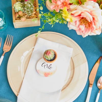 Colorful Watercolor Place Cards | Projects | Michaels