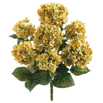 20" Hydrangea Bush, Yellow | Michaels