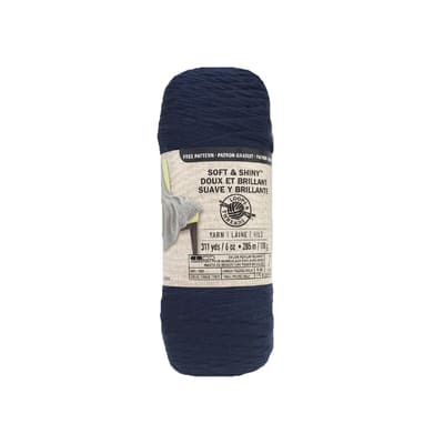 Laine Doux et brillant de couleur unie de Loops & Threads | Michaels