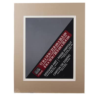 11" x 14" Double Mat By Studio Décor®, 8" x 10" Opening | Pre-Cut Mats ...