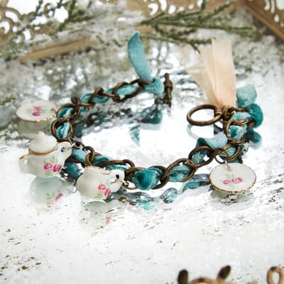 Bead Landing™ Pemberley Tea Set Bracelet | Projects | Michaels