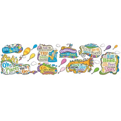 Dr. Seuss™ Bulletin Board Set, Oh the Places You'll Go | Michaels