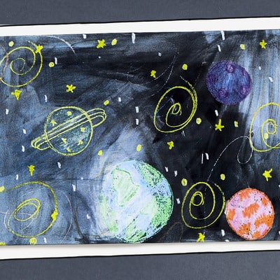Life on Pluto: Watercolor Galaxy | Projects | Michaels