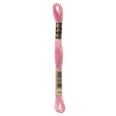 DMC® 6 Strand Embroidery Floss, Pink, Color: 151 VY LT Dusty Rose ...