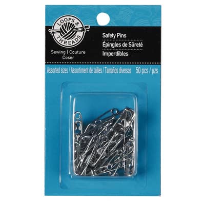 Loops & Threads™ Safety Pins, Assorted | Michaels