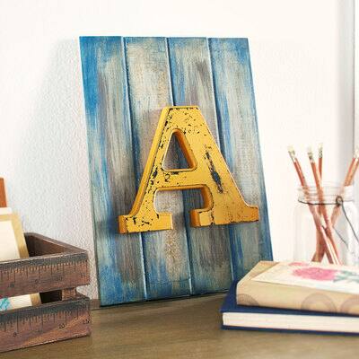 Initial Wood Plank Sign | Projects | Michaels