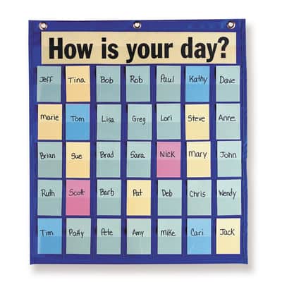 Behavioral Pocket Chart With 180 Blank Name Cards | Michaels