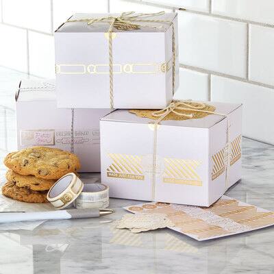 Gold and Silver Bake & Give Treat Boxes | Projects | Michaels