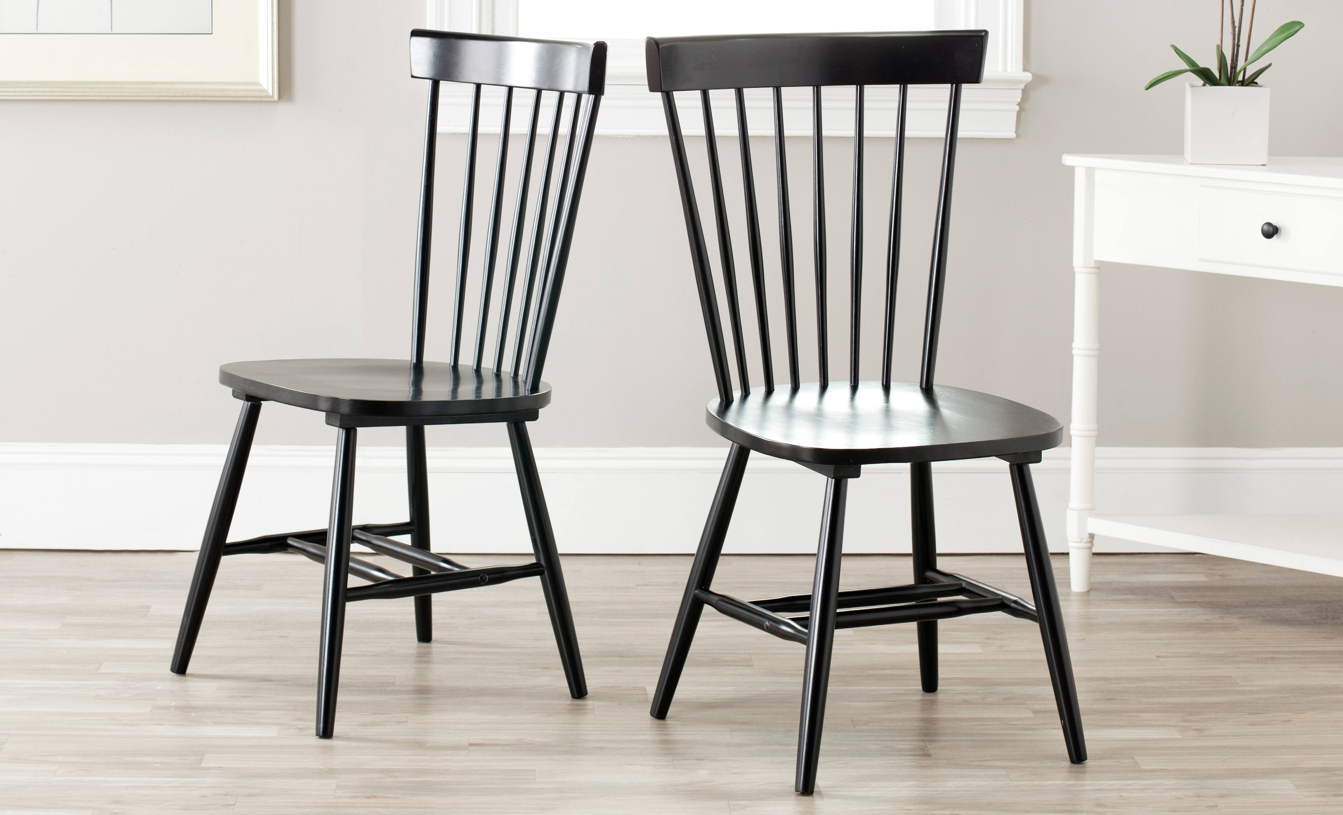 Parker Spindle Side Chair Set of 2 in Black | Accent Chairs | Michaels