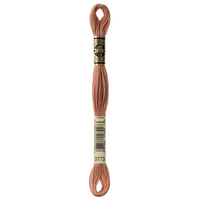 DMC® 6 Strand Embroidery Floss, Orange, Color: 3773 MD Desert Sand ...