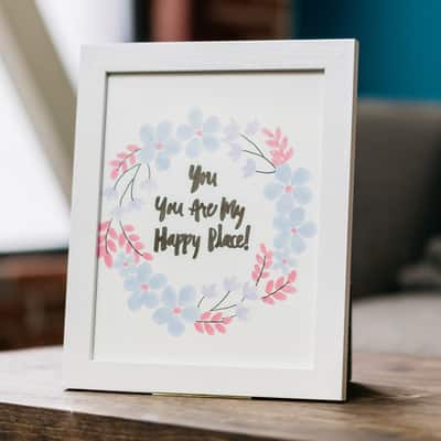 Framed Hand Lettering | Projects | Michaels