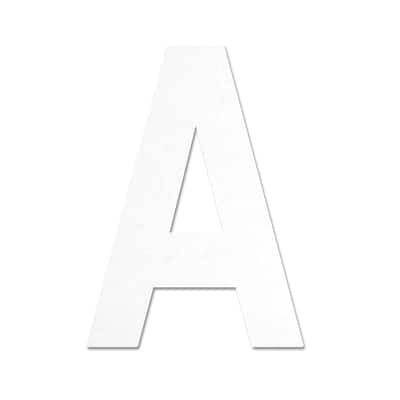 9.25" White Sans Serif Wooden Letter by ArtMinds® | Michaels