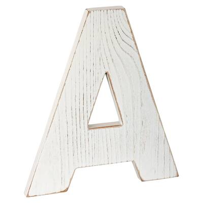 10.5" Whitewashed Letter by ArtMinds® | Michaels