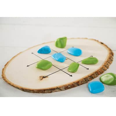 Wood and Rock Tic-Tac-Toe Game | Projects | Michaels
