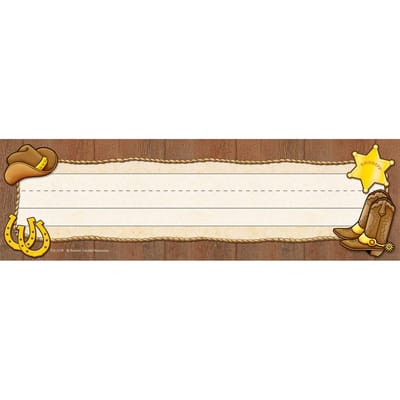 Western Flat Name Plates | Michaels