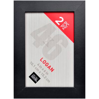 12 Packs: 2 ct. (24 total) Black Tabletop Frames, Logan by Studio Décor ...