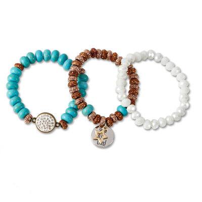 Stretch Magic® Rondelle Bead Bracelets | Projects | Michaels