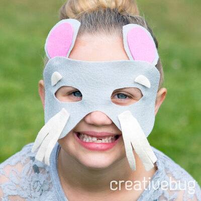 No Sew Felt Mouse Mask | Projects | Michaels