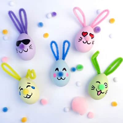 Bunny Emoji Easter Eggs | Projects | Michaels