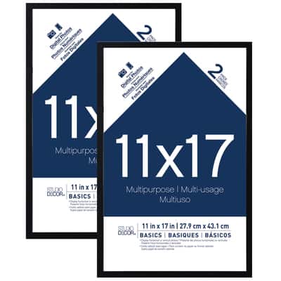 2-Pack Basics Multipurpose Frames by Studio Décor®, Size: 11" x 17 ...