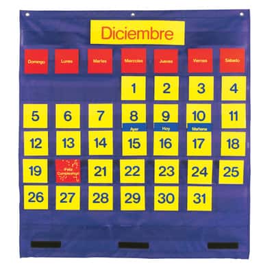 Learning Resources® Bilingual Monthly Calendar Pocket Chart | Michaels