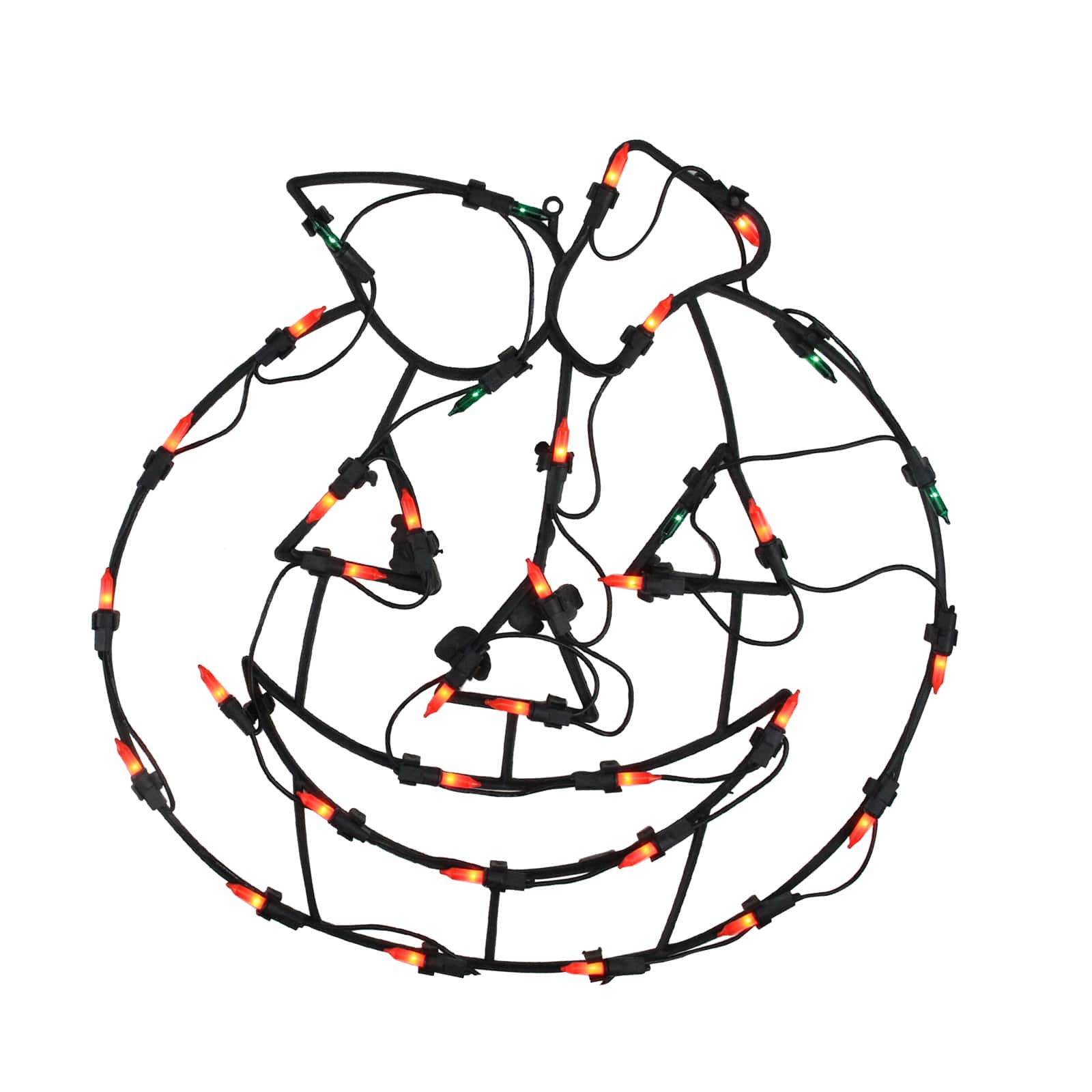 18" LED Lighted Pumpkin Window Silhouette Decoration, 4 Pack | Michaels