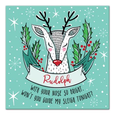 Midcentury Modern Rudolph Canvas Wall Art | Michaels