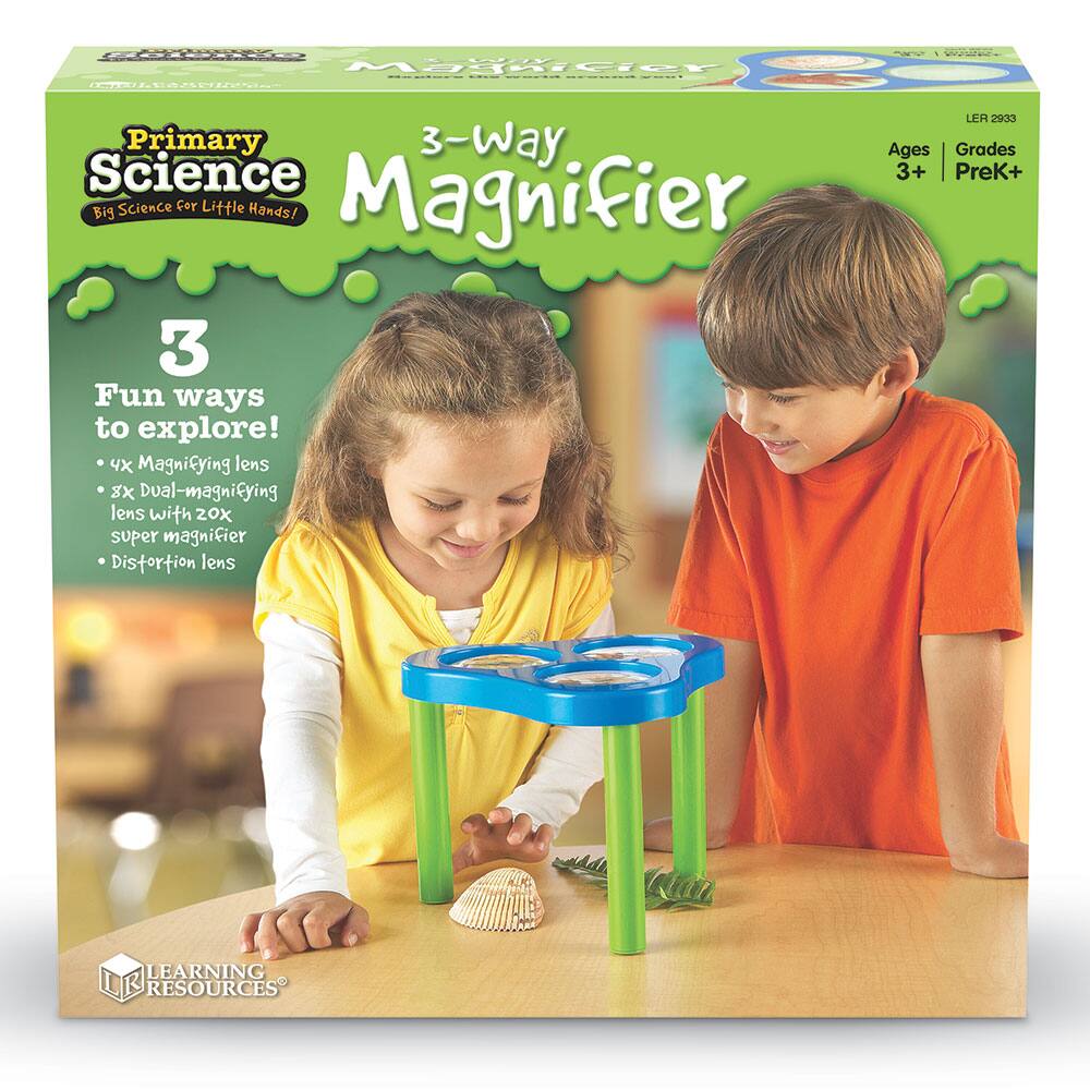 Learning Resources® Primary Science Magnification Science Station, 3 ...