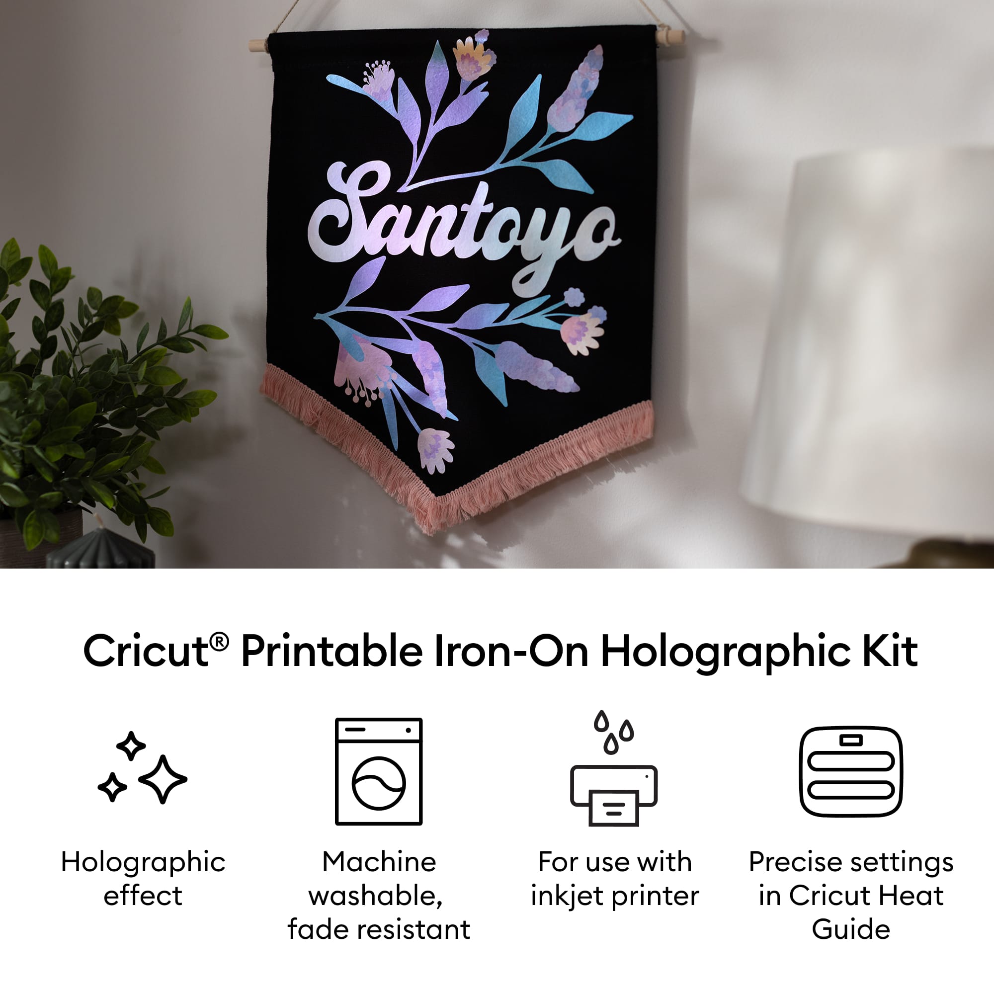 Cricut® Printable Iron-On Holographic Kit | Michaels