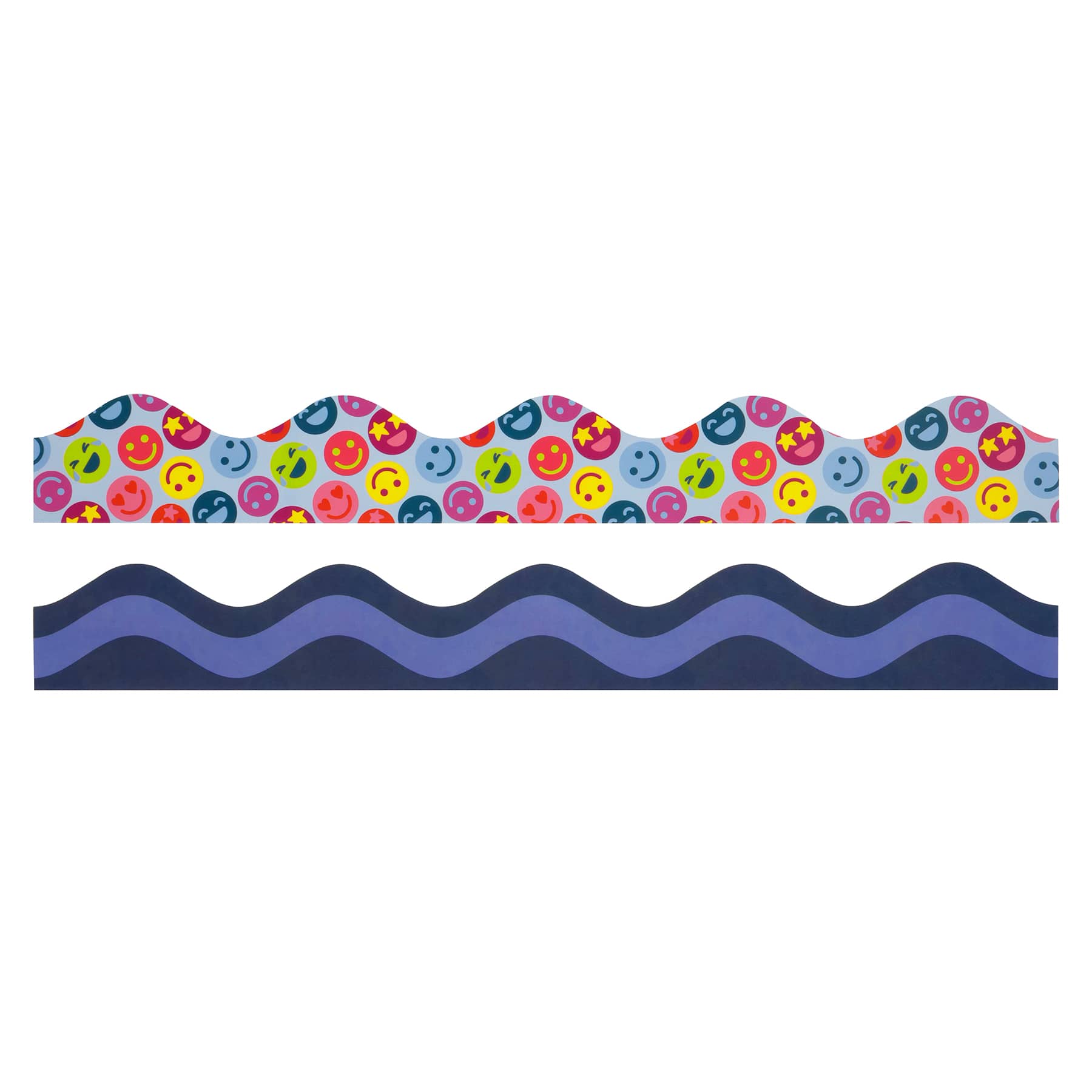 Class Rules! 2.25" x 18" Wave & Smiley Borders, 12ct. by B2C™ | Michaels