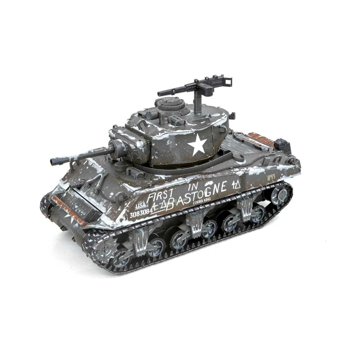 Metal Earth® Premium Series 1:50 Scale M4 Sherman Tank Steel Model Kit ...