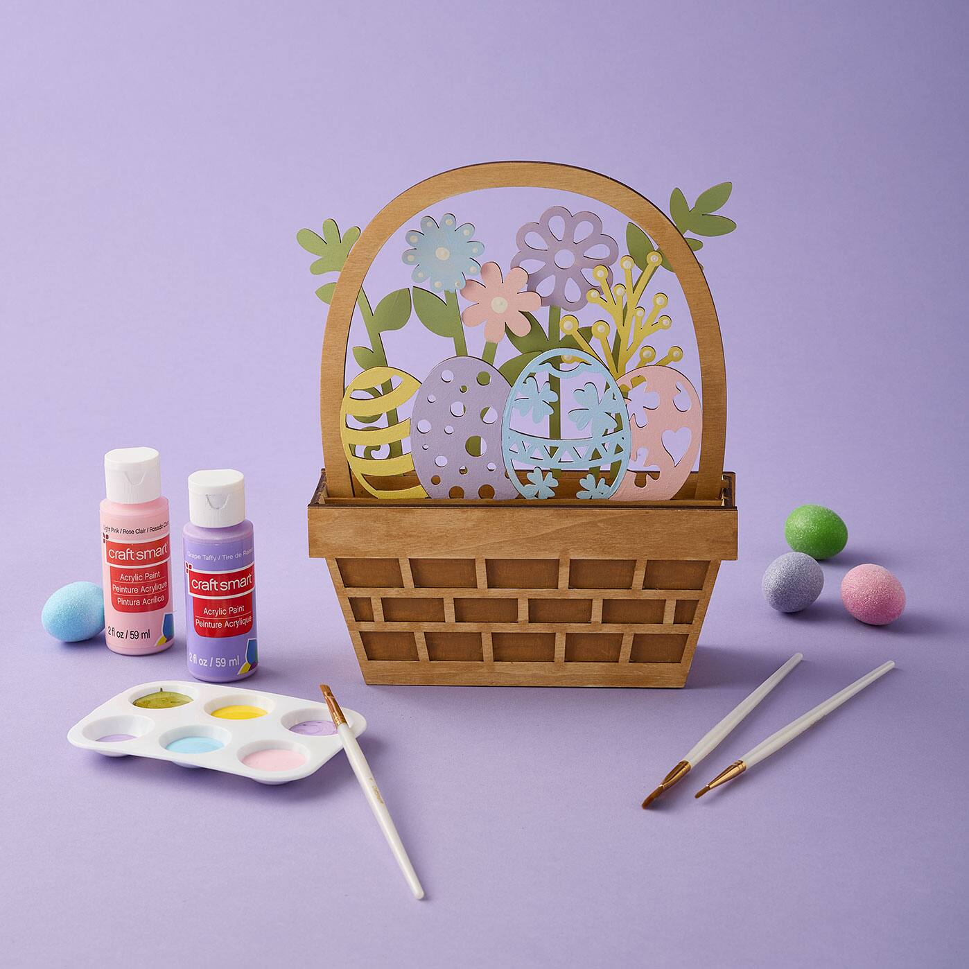 Easter Wood Crate Egg Basket | Projects | Michaels