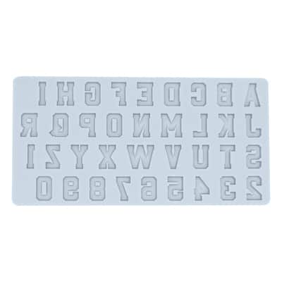 Varsity Alphabet Font Silicone Fondant Mold by Makery® | Michaels