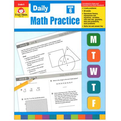 Evan-Moor Educational Publishers Daily Common Core Math Practice, Grade ...