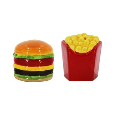 Hamburger & Fries Salt & Pepper Shakers by Ashland® | Michaels