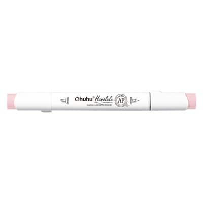 Ohuhu® Honolulu Brush & Chisel Dual Tip Marker, Color: R23 Sakura ...