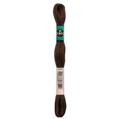 DMC® Soft Matte Cotton Thread, Color: 2898 Very Dark Coffee Brown ...