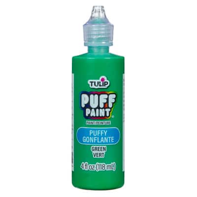 Tulip® Puff Paint™ 4oz. Puffy Dimensional Fabric Paint, Color: Green ...