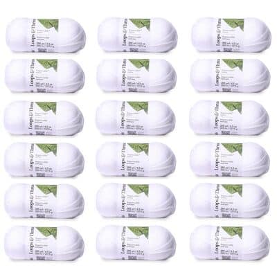 Buy in Bulk - 18 Pack: Impeccable® Solid Yarn by Loops & Threads ...