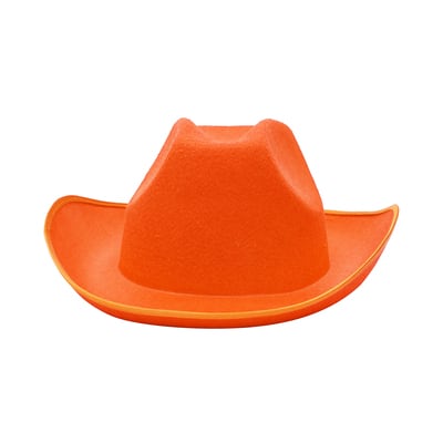 Adult Felt Costume Cowboy Hat, Color: Orange | Michaels