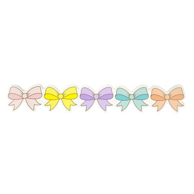 Class Rules! 2.75" x 18" Bow Borders, 12ct. by B2C™ | Michaels